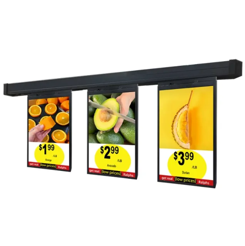 10.1" LCD Linux OS Video Price Tag Single Side Display Advertising ...